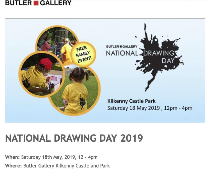 National Drawing day 2019 Butler Gallery – Annabel Konig – visual artist